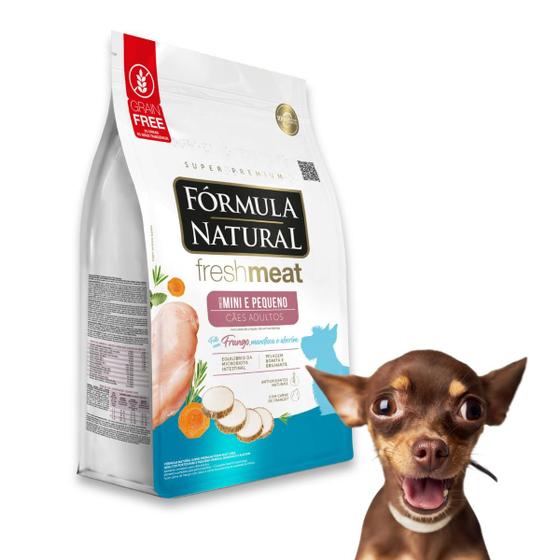 Ração Seca Formula Natural Fresh Meat Para Cães Adultos Mini Raças ...