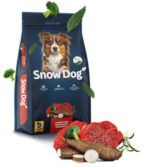 Ração Snow Dog Carne com Brócolis e Mandioca 20KG - Brazilian Pets Food ...