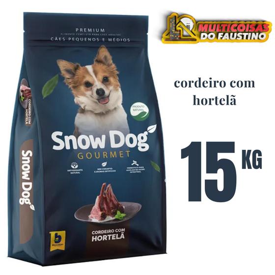 Ração Snow Dog Gourmet Cordeiro com Hortelã 15 Kg - Outros Pets ...