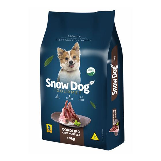 Ração Snow Dog Gourmet para Cães Adultos Pequeno e Médio Porte Sabor ...
