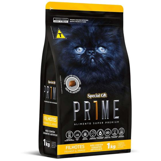 Ração Special Cat Prime Gatos Filhotes Sabor Frango e Arroz 1Kg ...