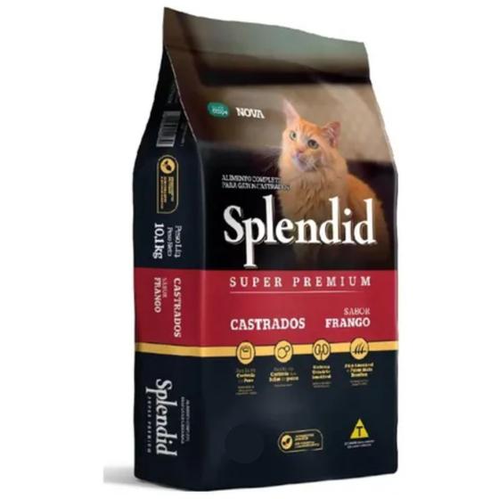 Ração Splendid Cat Adultos Gatos Castrados Frango 1kg - Outros Pets ...