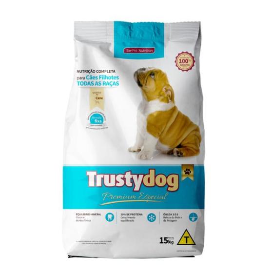 Ração Trusty DogPremium Especial Filhotes Todas As Raças 15Kg - Outros ...