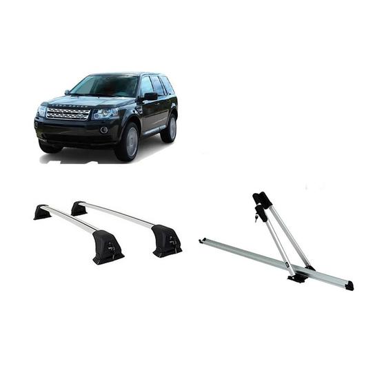 Rack Bagageiro De Teto Land Rover Freelander 2 Kiussi em alumínio ...