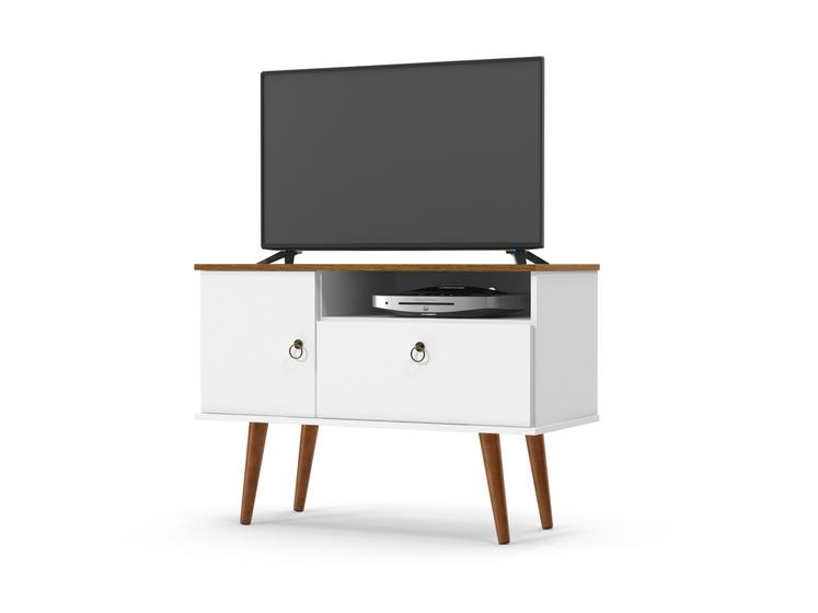 Rack Bancada Balcão 2 Portas Nicho Sala Tv Até 32 Polegadas Yan ...