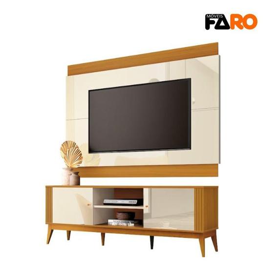 Rack Bancada com Painel TV de até 60 Polegadas 1,60m Legacy - FARO MÓVEIS - Rack - Magazine Luiza