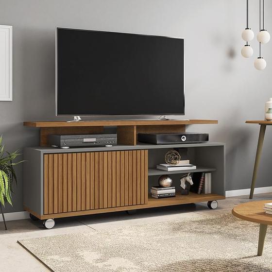 Rack Bancada Para TV 52 Pol Sala Topazio CIN/OFF - RIPA - Móveis ...