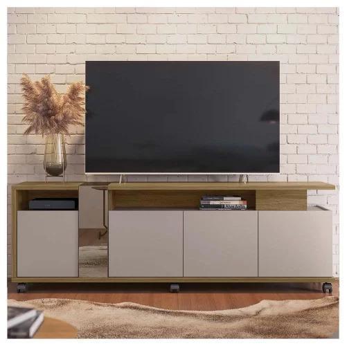 Rack Bancada para TV 70 Polegadas New Columbus Caemmun LAMINA MEL/CACAO PERFECT - Rack ...