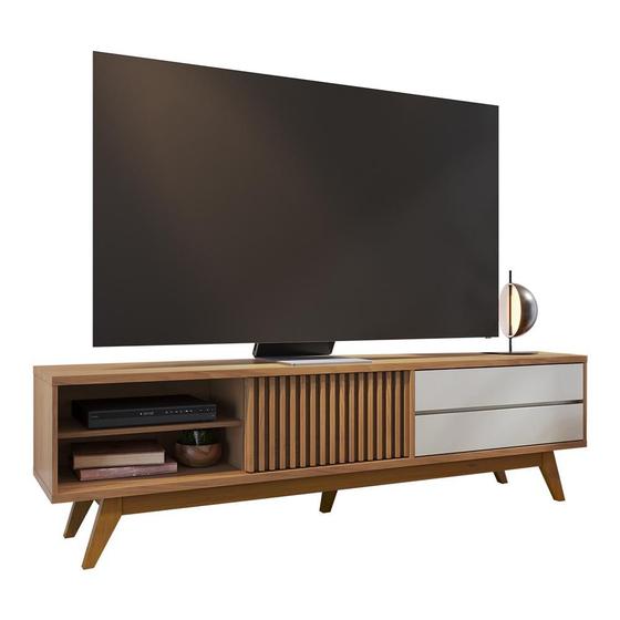 Rack Bancada Veneza Para TV até 65" Polegadas - Colibri Móveis - Rack - Magazine Luiza