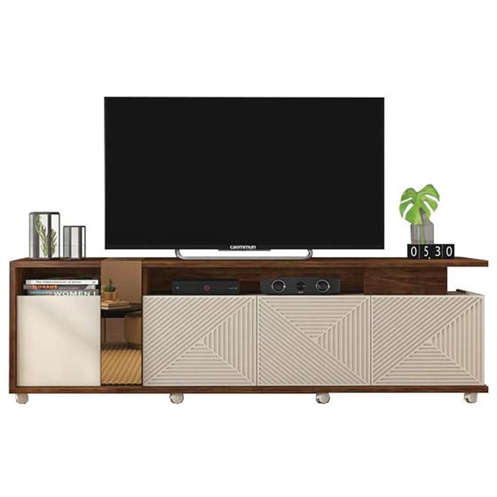 Rack Caemmun Bancada Columbus, Havana e Off White - Rack - Magazine Luiza