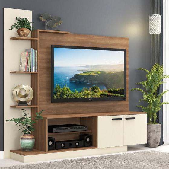Rack com Painel Havana para TV de até 55 - Manchester/Champagne ...