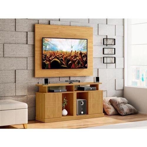 Rack Com Painel Orion Lukaliam Angelim Para Tv 55 Pol Sala - Rack com ...