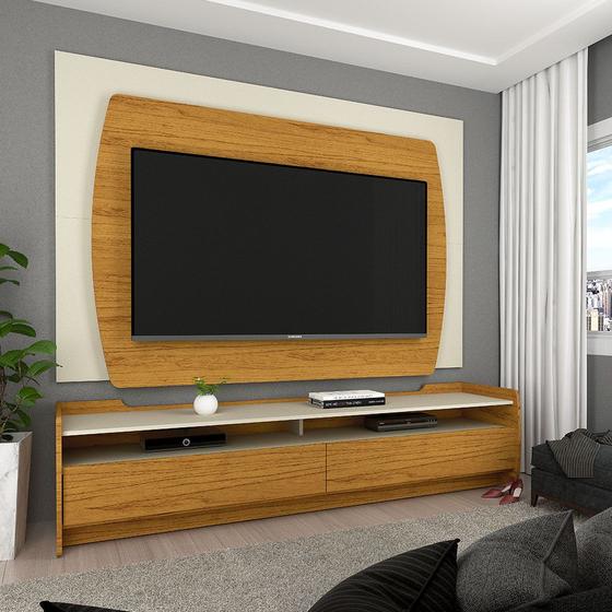 Rack com Painel para TV atÃ 70 Polegadas 2 Gavetas Sublime 180 Gelius ...