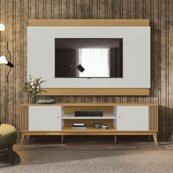 Rack com Painel para TV até 60 Polegadas 2 Portas 160cm Legacy EDN Móveis - Rack com Painel ...