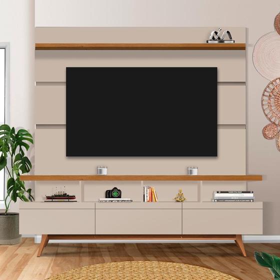 Rack Com Painel Para Tv Off White Freijó Espanha Weng Shop JM - GERMAI ...