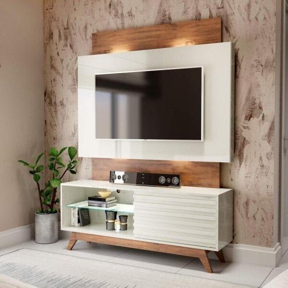 Rack com Painel para TVs até 50 Polegadas Tb151 Dalla Costa - Rack com Painel - Magazine Luiza