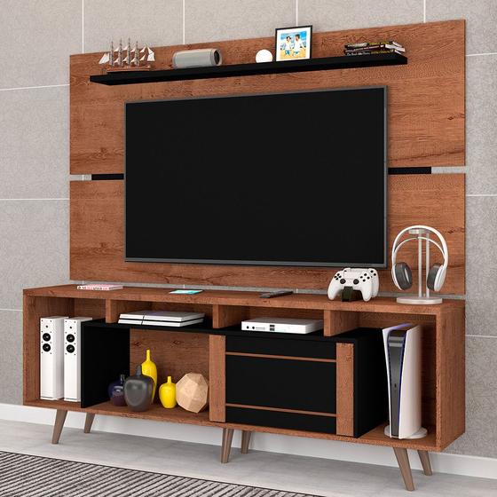 Rack com Painel Roma para Tv até 75 Polegadas Atualle - Rack com Painel - Magazine Luiza