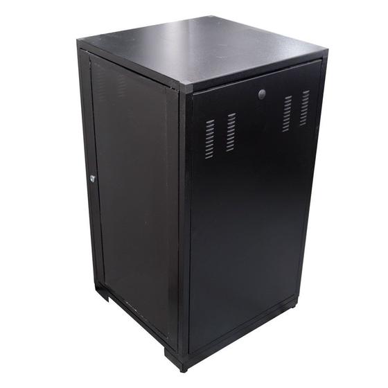 RACK de PISO Padrão 19'' Para Cabeamento Estruturado e CFTV 20U X 670mm ...