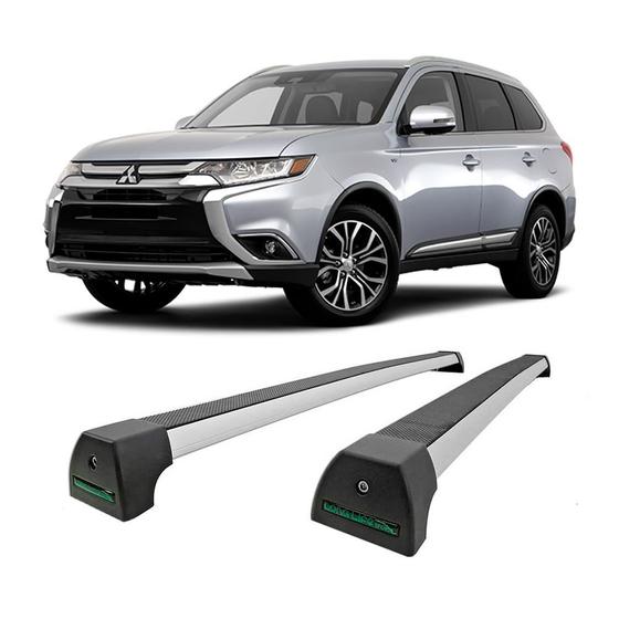 Rack De Teto Alumínio Outlander 2013 Até 2019 Com Longarina - Long Life ...