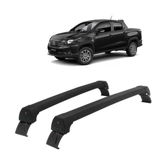 Rack De Teto Preto Nova Fiat Strada Cab. Dupla Sem Longarina - LONG ...