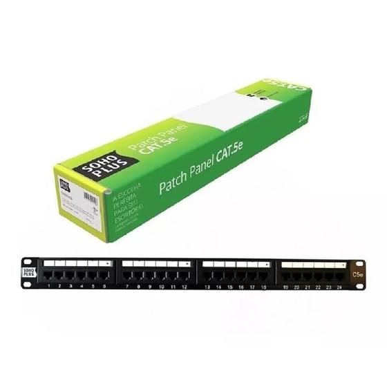 Rack Furukawa Patch Panel 24P Cat 5E Soho Plus - Patch Panel - Magazine ...