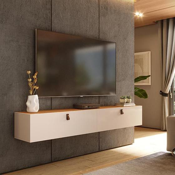 Rack Grecia Suspenso 1.80 Cm Sala De Estar/quarto-oferta cores - Lojas ...