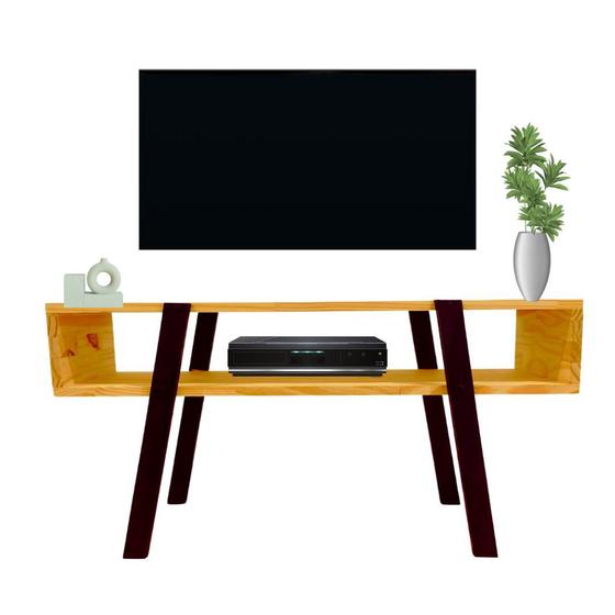 Rack Industrial Para Tv 40 Polegadas Sala de Estar E Quarto - LOVE PALLETS - Rack - Magazine Luiza