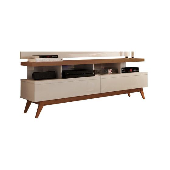 Rack Para Sala TV 60 Polegadas Vivare Wood 1.6 - Germai Moveis - Rack - Magazine Luiza