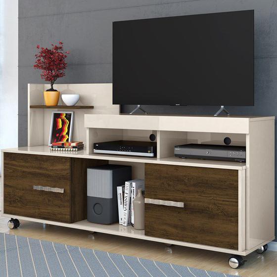 Rack Para TV 42 Polegadas 3871 Off White Savana Madetec - Rack - Magazine Luiza