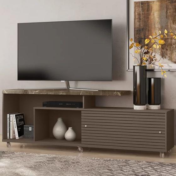 Rack Para TV 65 Polegadas 3971 Imperial Sepia Madetec - Rack - Magazine ...