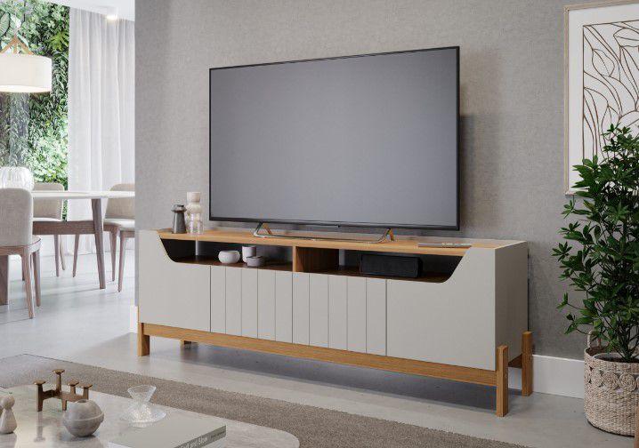 Rack Para Tv 70 Polegadas Mdf Moema 4 Portas Permóbili - Permobili ...