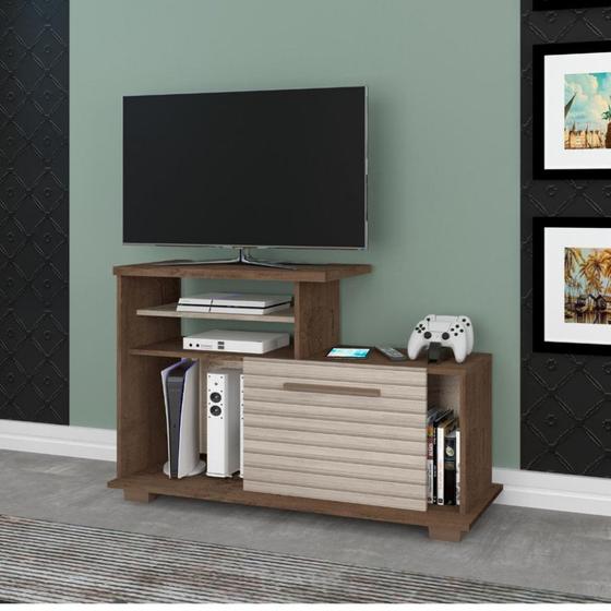 Rack para TV até 32 Polegadas 1 Porta Cancun Atualle - Rack - Magazine ...