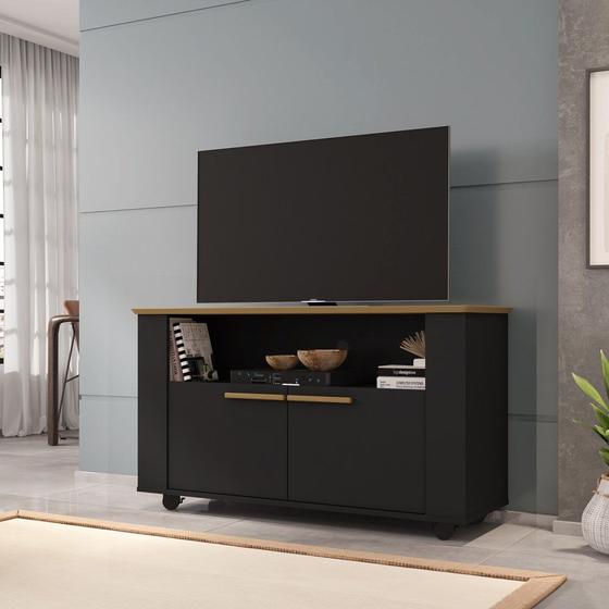 Rack Para Tv Até 42 Polegadas Largura 108 Cm Altura 62 Cm Com 2 Portas ...