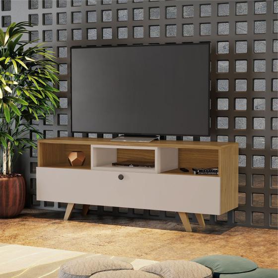 Rack para TV até 50 Polegadas 1 Porta 3 Nichos Avanço JCM Móveis - Rack ...