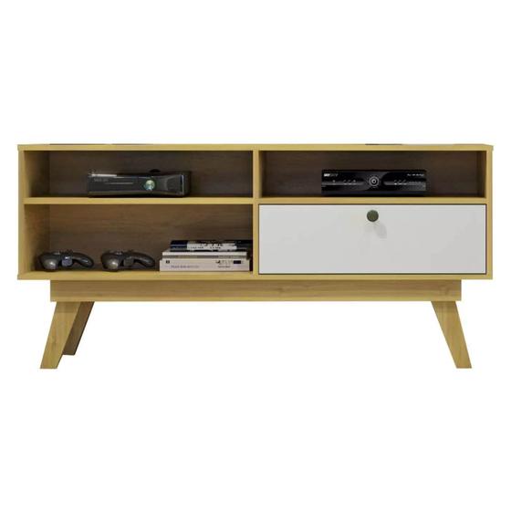 Rack para Tv Até 50 Polegadas 1 Porta Houston Valdemóveis Cinamomo Off ...