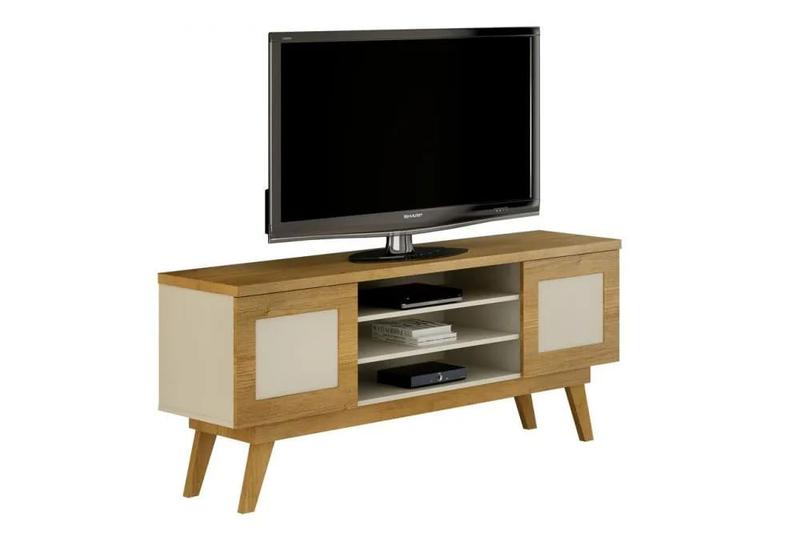 Rack Para Tv Até 60" Detroit Cinamomo Off White - Valdemoveis - Rack ...