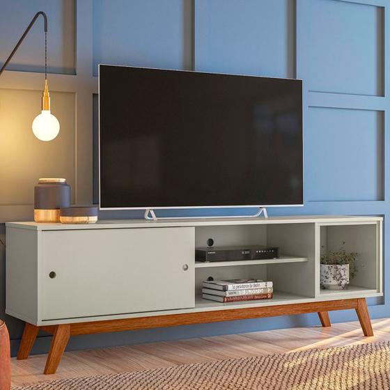 Rack para TV Até 60 Polegadas Vertigo 1 Porta Off White - Pnr Móveis - Rack - Magazine Luiza