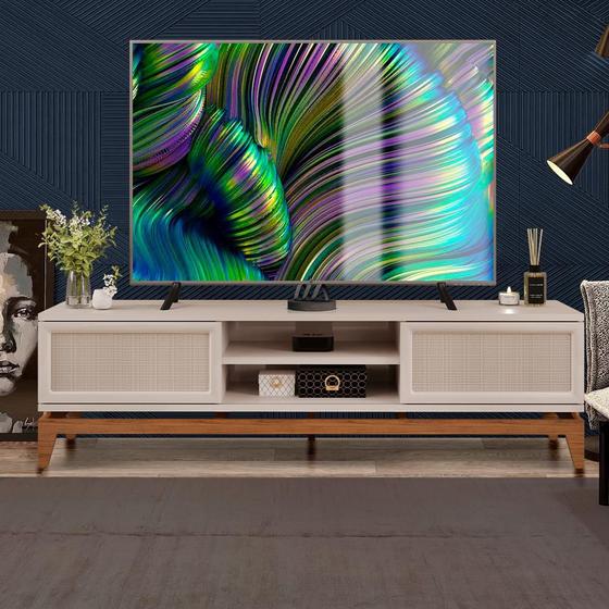 Rack Para Tv Até 65 Polegadas Off White Freijó Viper Shop Jm - DJ ...