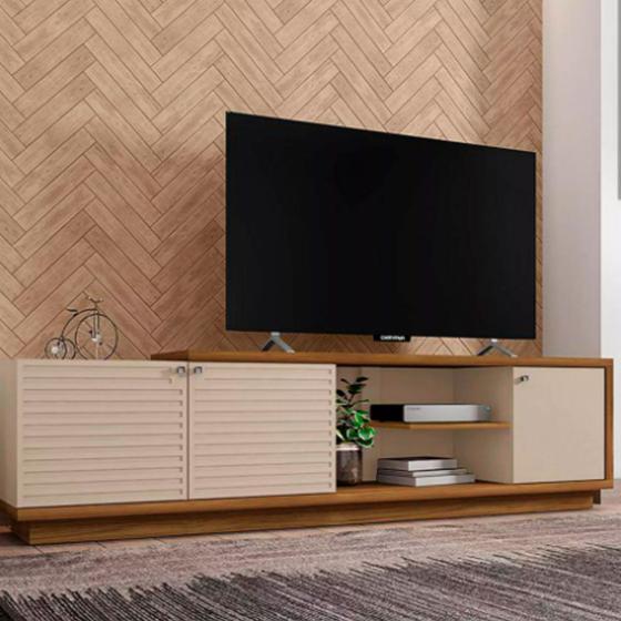 Rack para Tv até 70 Polegadas Las Vegas com 3 Portas Caemmun - Rack ...