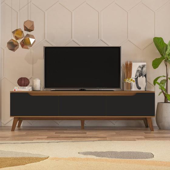 Rack para TV até 75 Polegadas 180cm 2 Portas 1 Gaveta Liverpool Yescasa ...