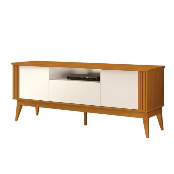 Rack para TV Até 75 Polegadas 2 Portas 1 Gaveta 180cm Ripado Morgan EDN Móveis - Rack - Magazine ...