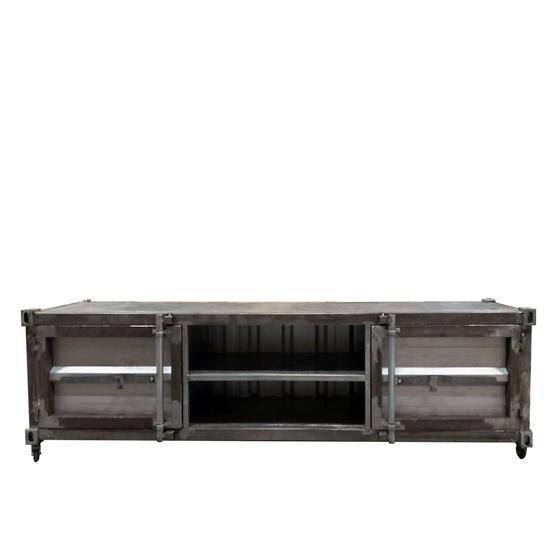 Rack Para TV Container Newark - Estilo Industrial Em Ferro - Seu Bento ...