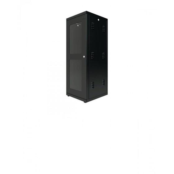 Rack piso 36u x 19p 570mm visor acrilico preto max eletron - Rack Organizador para CFTV ...