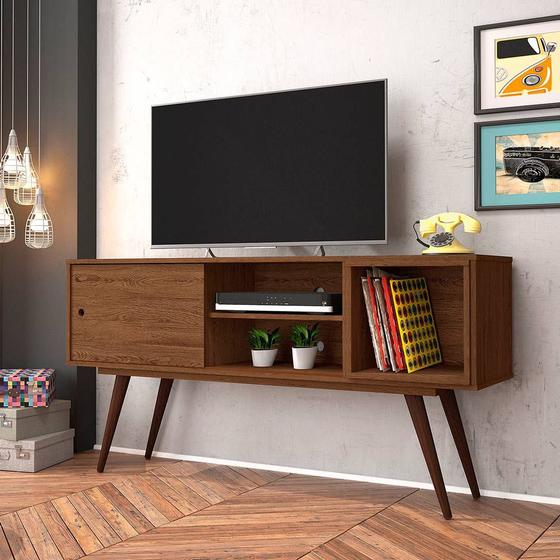 Rack Retrô Monschau Rustik Carvalho 140 cm - Mobly - Rack - Magazine Luiza