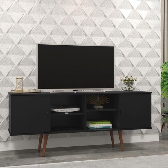 Rack Retrô Para Tv até 46 Polegadas Com 2 portas Estrela Patrimar ...