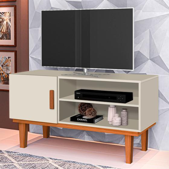 Rack Sala Para Tv 43 32 40 42 Polegadas Com 1 Porta e 2 Nichos - Loja ...