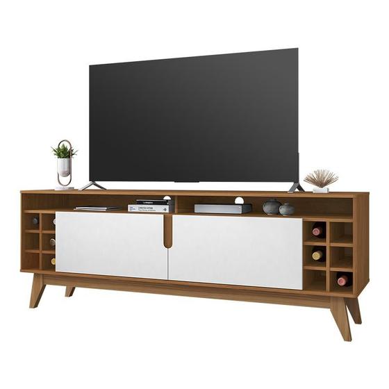 Rack Sala Wine para TV até 60 Polegadas com Pés em Madeira - Casa D ...