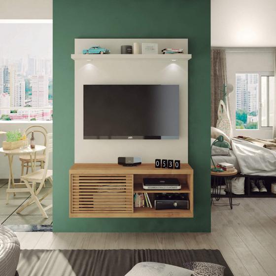 Rack suspenso e Painel para TV 50 Polegadas Líder Design Caemmun Off ...