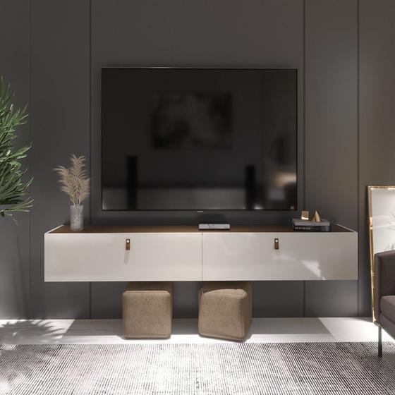 Rack Suspenso para Tv até 70 Polegadas 2 Portas Grécia 180cm - ViaNossa ...