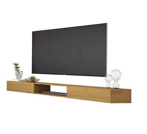 Rack Suspenso Para TV até 72 Polegadas Nicho 1.8 Cumaru - Giga Móveis - Giga Móveis - Painel ...
